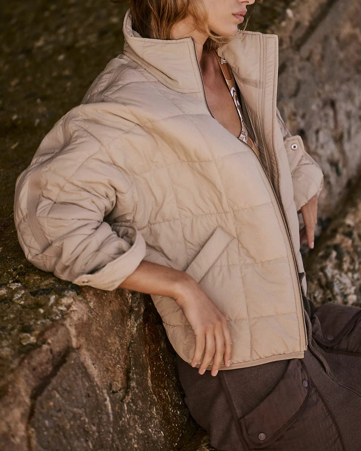 Pippa Packable Puffer Jacket | FP Movement – Sea Biscuit